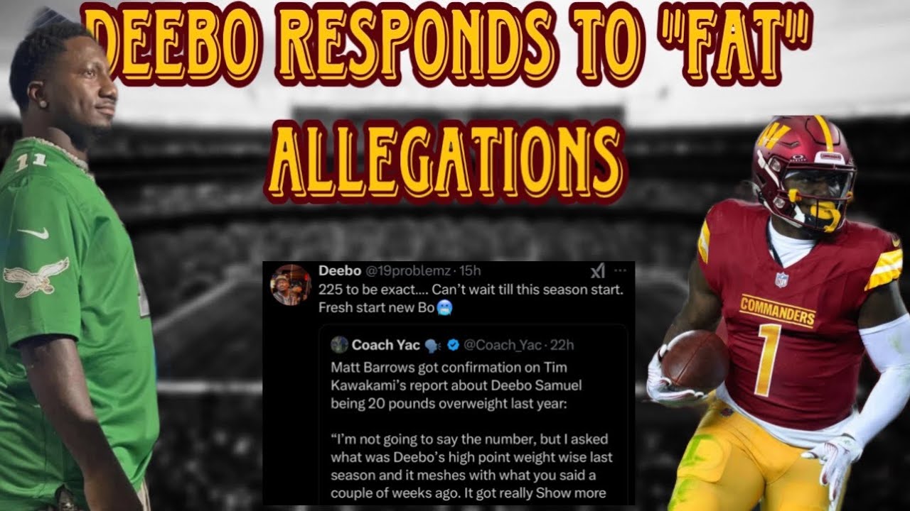 😳 DEEBO SAMUEL RESPONDS TO CRITICS TALKING ABOUT HIM BEING OVERWEIGHT ...