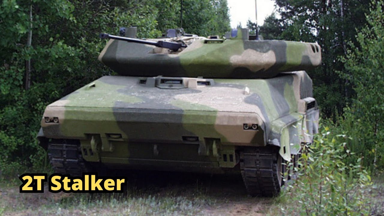 2T Stalker Armored reconnaissance vehicle - YouTube