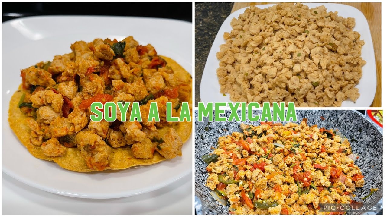 Receta soya a la mexicana es más deliciosa de lo que te imaginas - YouTube