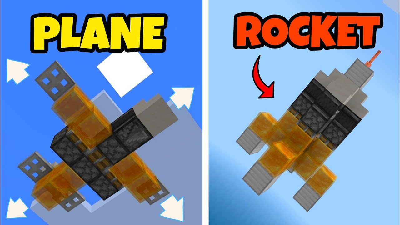 5 Easy Vehicle Redstone Builds in Minecraft Bedrock! (Car, Rocket ...
