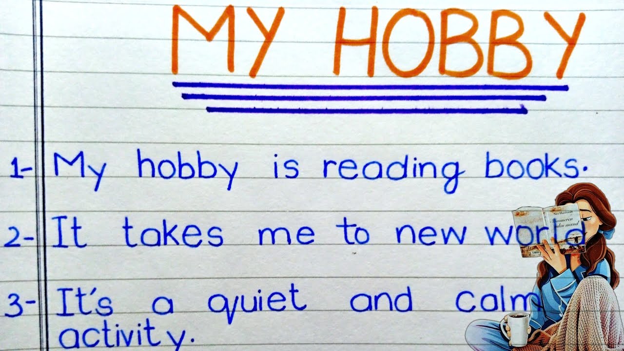 10 Lines Essay on My Hobby Reading Books | 10 Lines on My Hobby | My ...