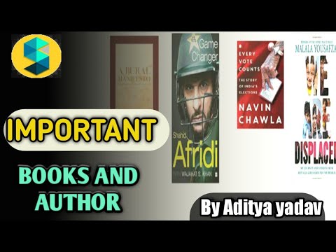 Important Books and Authors; 2020 || ( Statics Gk ) Set 2 || by Aditya ...