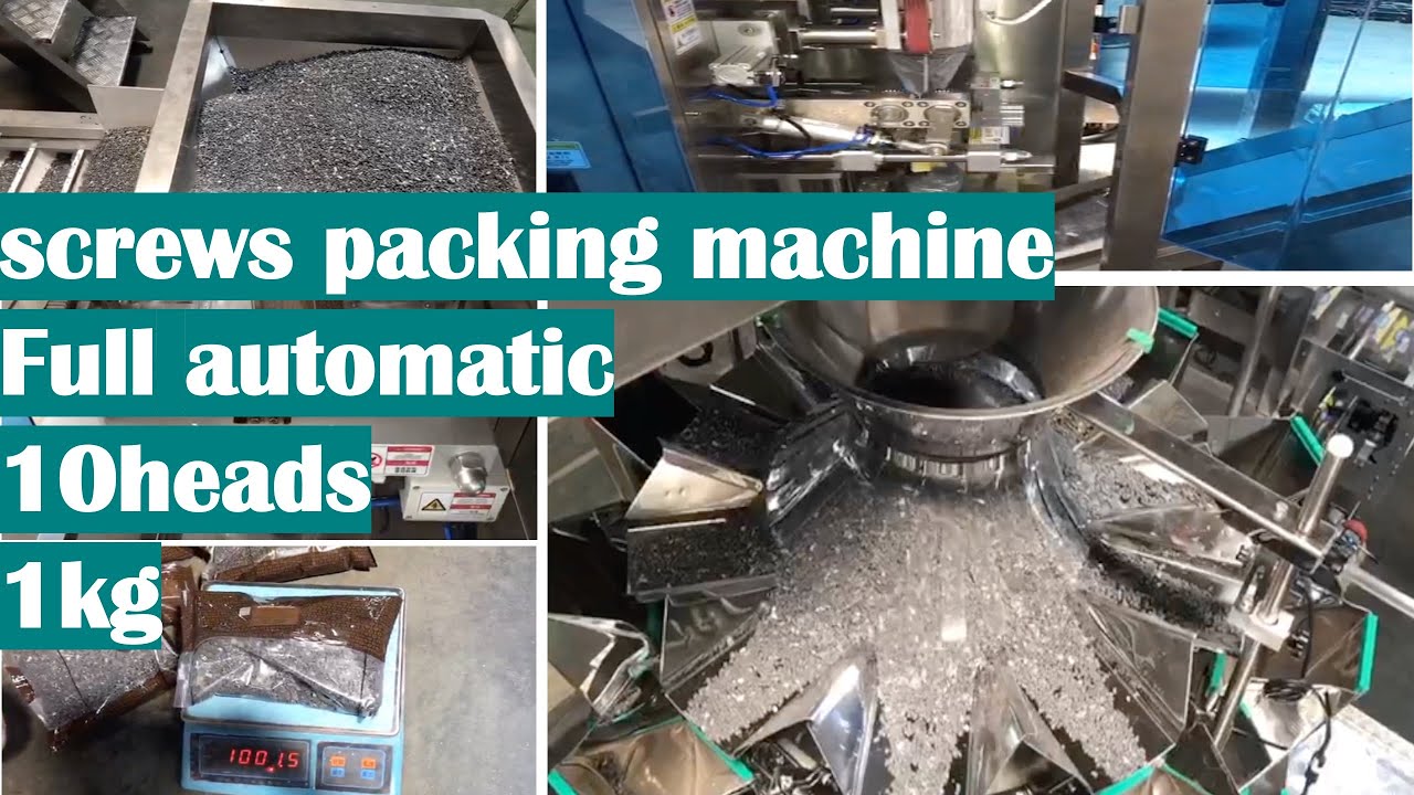 screws packing machine,Full automatic,10heads,1kg,small business/home ...