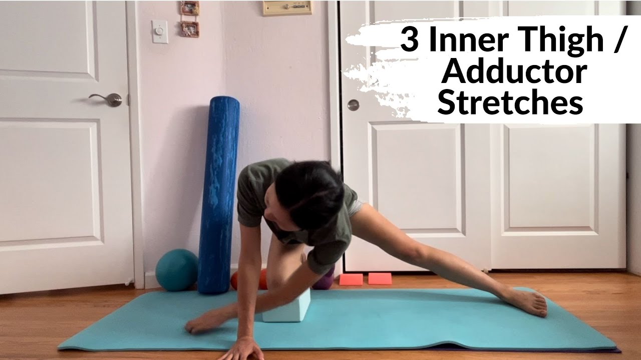 How to stretch the inner thighs - YouTube