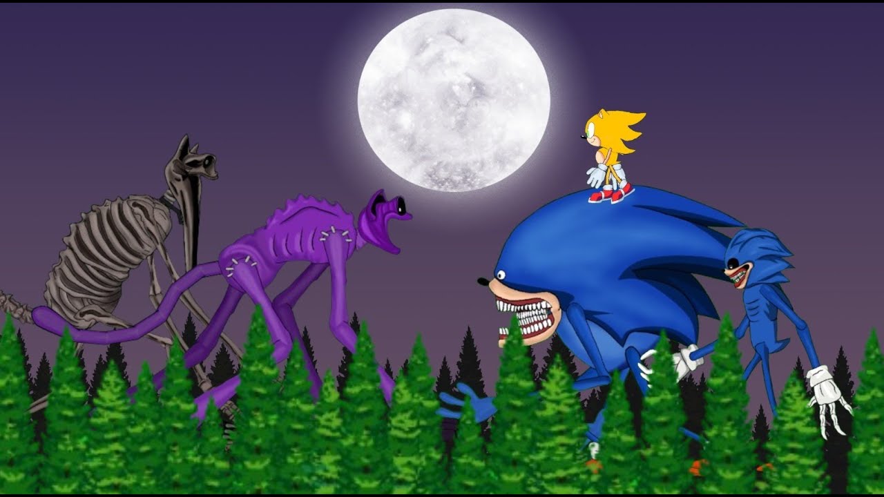 Shin Sonic Tapes VS Catnap And Catnap Skull - Animation Drawing Cartoon ...