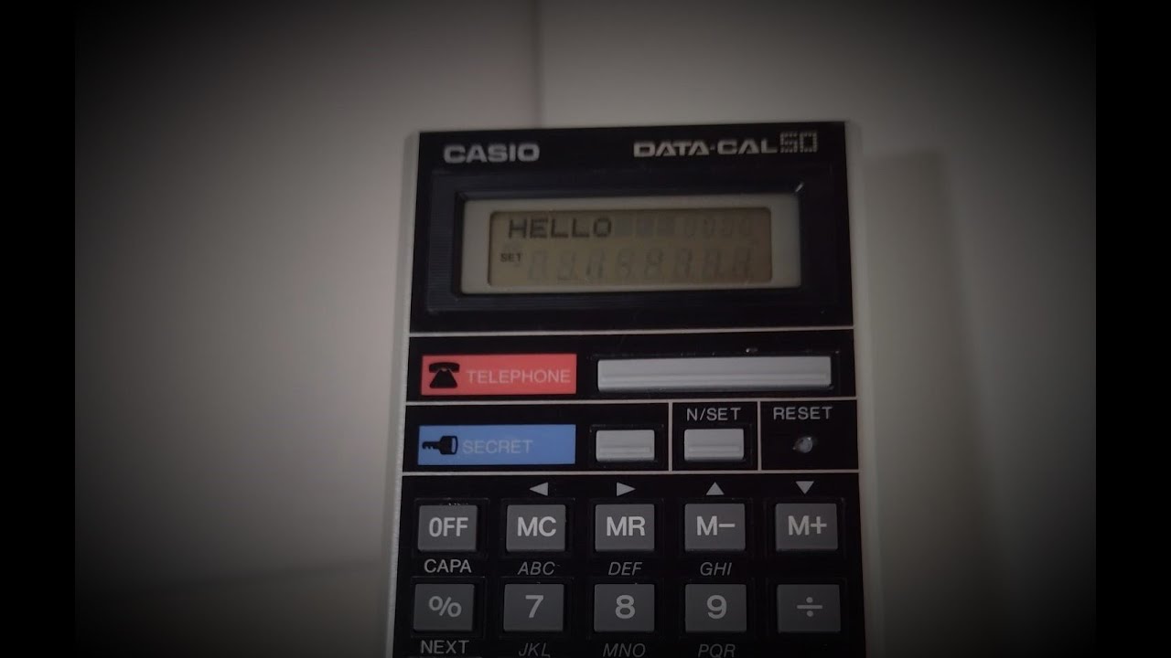 Casio DC 150a - YouTube
