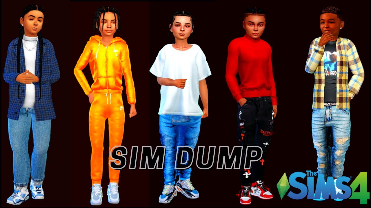 [Patreon] Male Child Sim Dump | CC Folder and Sim Download || SIMS 4 ...