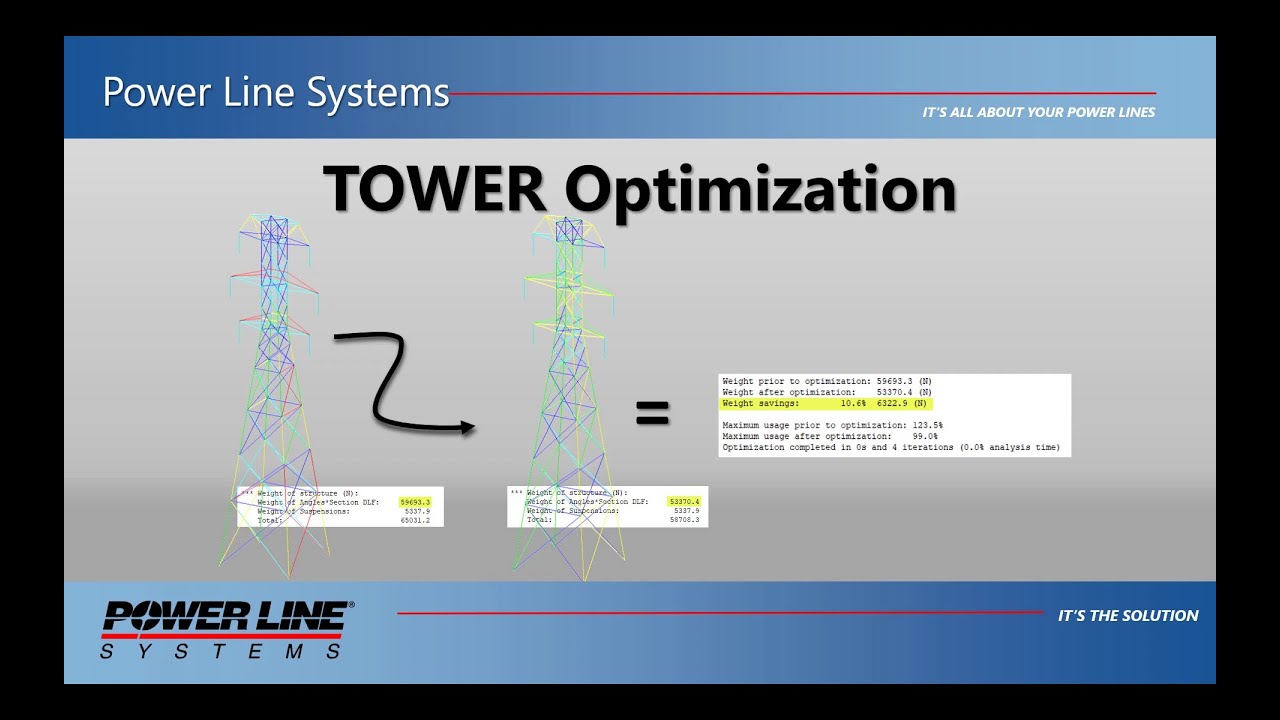 TOWER Optimization Methods - YouTube