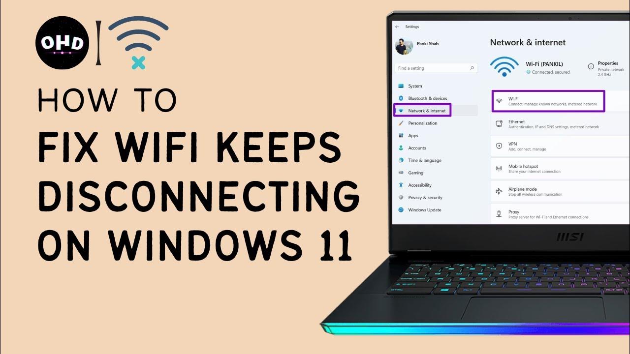 🔌 WiFi Disconnects Frequently on Windows 11? Here's the Easy Fix! 🔧 - YouTube