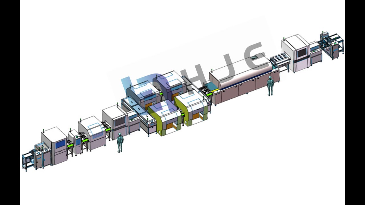 SMT PCB Handling system, Y shape board handling system - YouTube