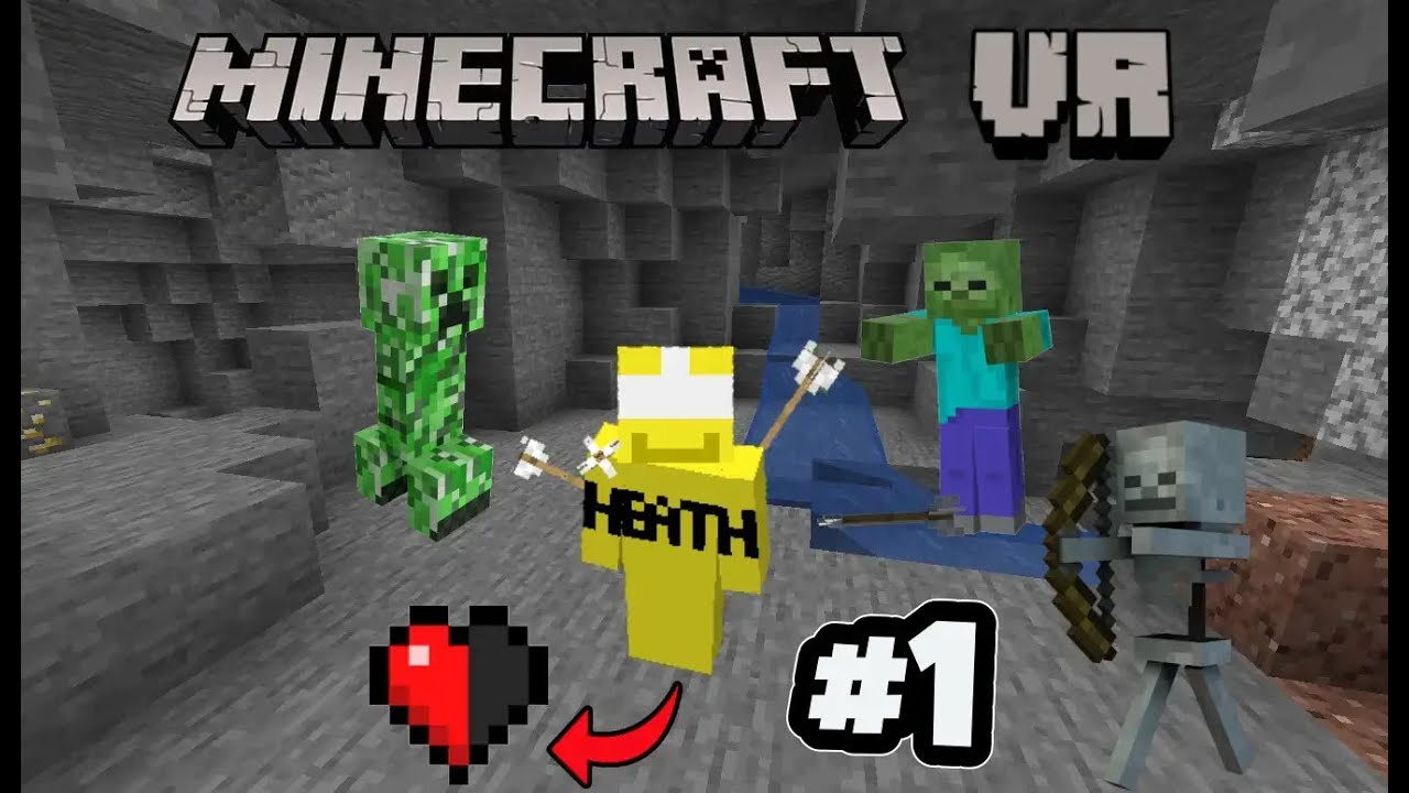 Minecraft in VR - Episode 1 - YouTube