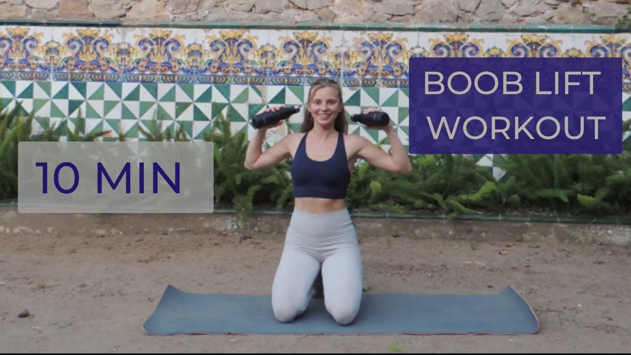 10 MIN BOOB LIFT WORKOUT - 3 circuit workout - YouTube
