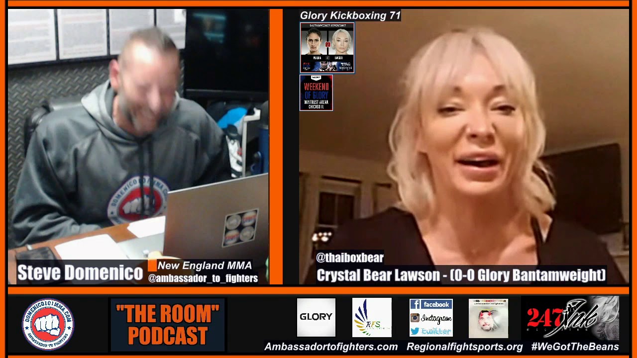 Crystal Bear Lawson - Glory Kickboxing Debut - #Glory71 Interview - YouTube