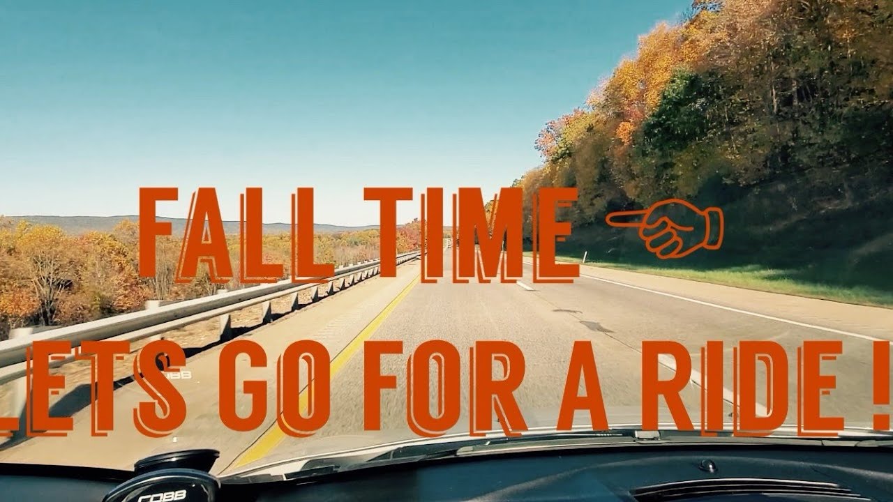 Dash cam footage from a Fall drive. - YouTube