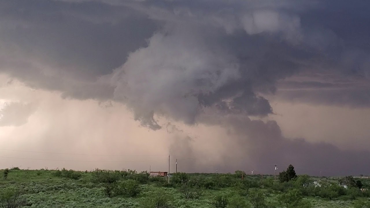 Mesocyclone Supercell Texas Panhandle June 18th 2019 - YouTube