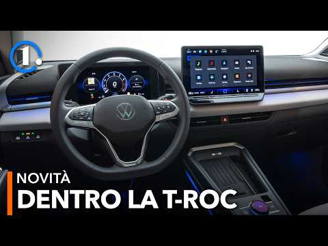 Gli INTERNI della Volkswagen T-Roc (2025) | Spazio, bagagliaio, infotainment, qualità