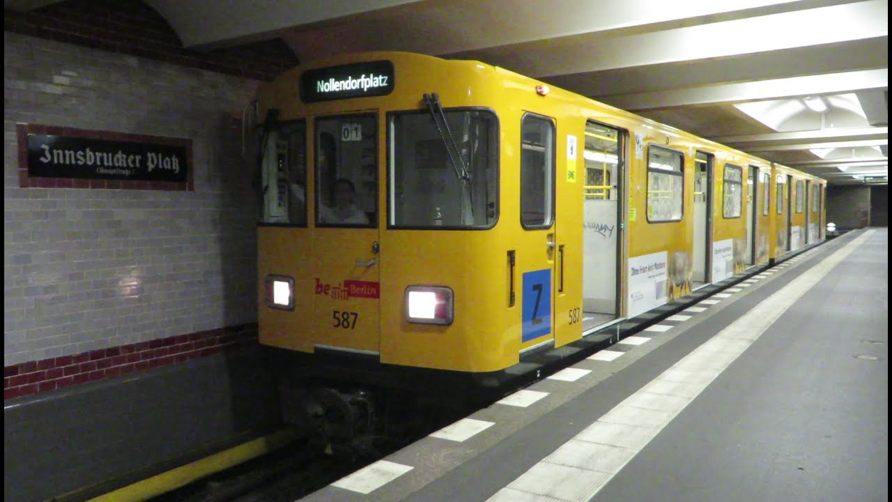 [Berlin] BVG Baureihe A3L 92 - Innsbrucker Platz (U-Bahn U4) - YouTube