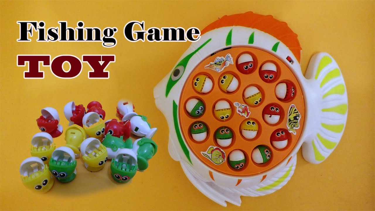 Fishing Game Toy Learning Color and Count - YouTube