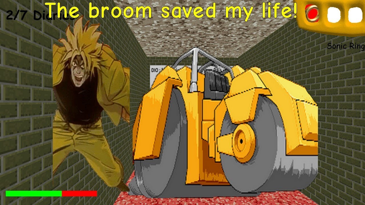 The broom saved my life XD! - Baldi's Basics Mod - YouTube