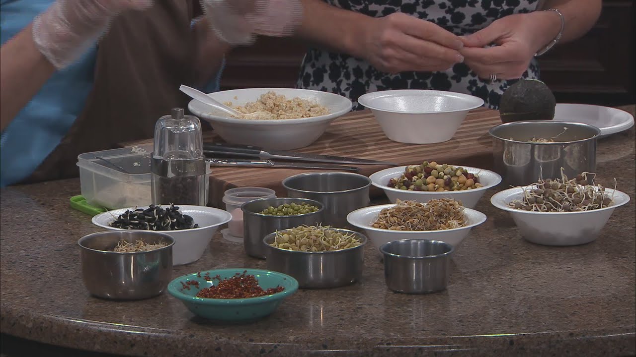 Sprouting grains and seeds with Raw Chef Jane part 2 - YouTube