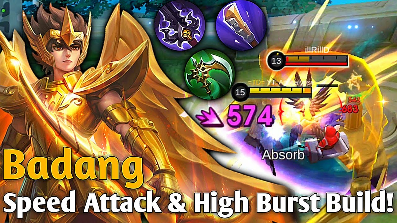 BADANG SPEED ATTACK & HIGH BURST BUILD! | MLBB - YouTube