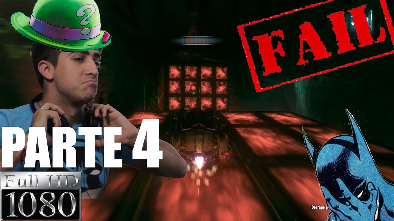 Batman: Arkham Knight - Carrera a la Victoria Fail - YouTube