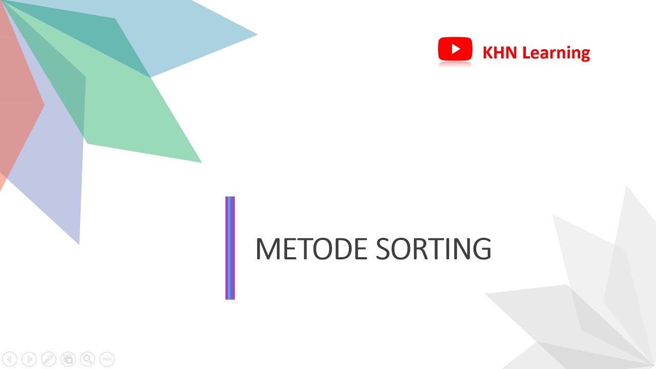 Metode Sorting - YouTube