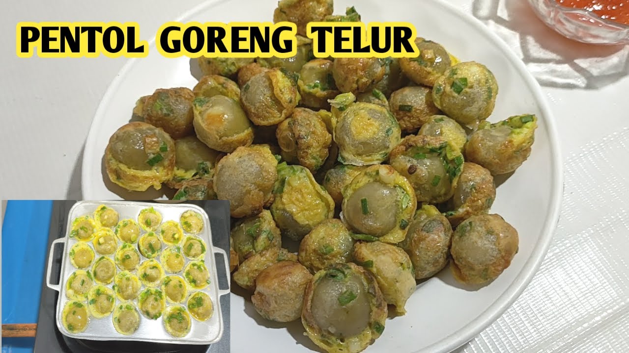 Membuat pentol telur goreng - YouTube