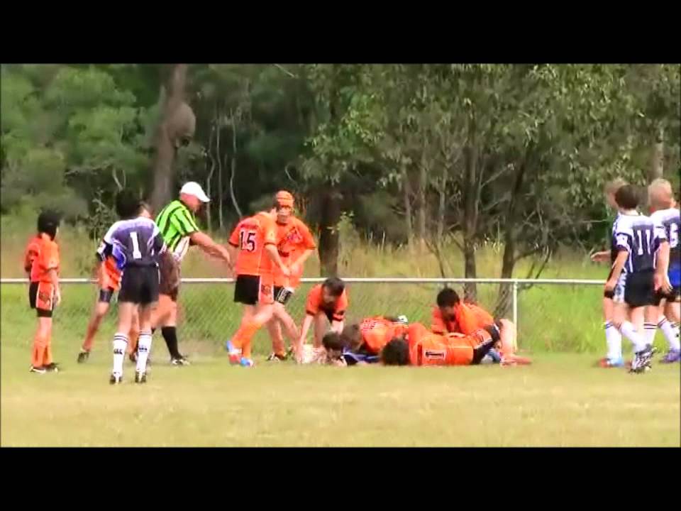 Rugby League Forest Lake Magpies U 13 - YouTube