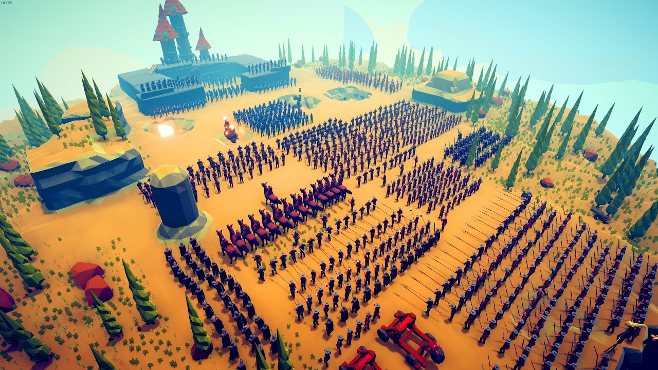 800x MEDIEVAL SOLDIER SIEGE LOOTERS FORT - Totally Accurate Battle ...