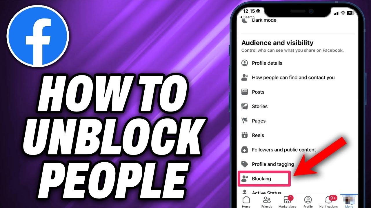 How To Unblock People on Facebook - Quick Help - YouTube