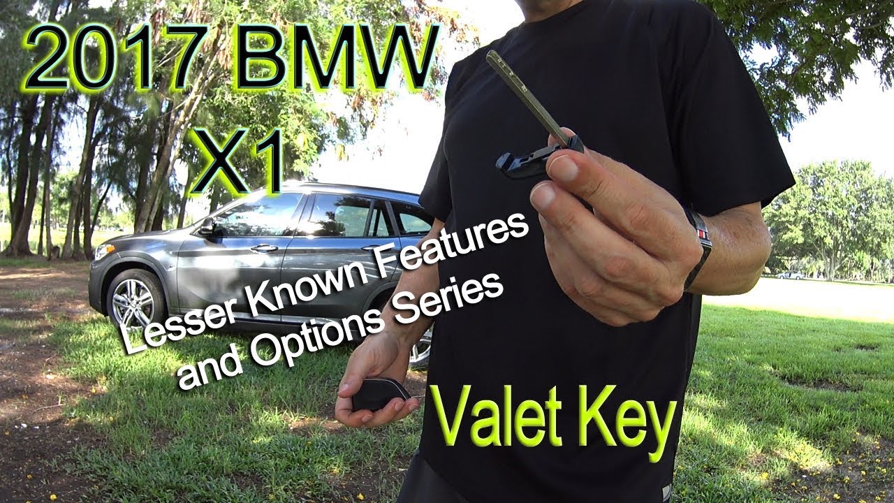 2017 BMW X1 Lesser Known Options - Valet Key - YouTube
