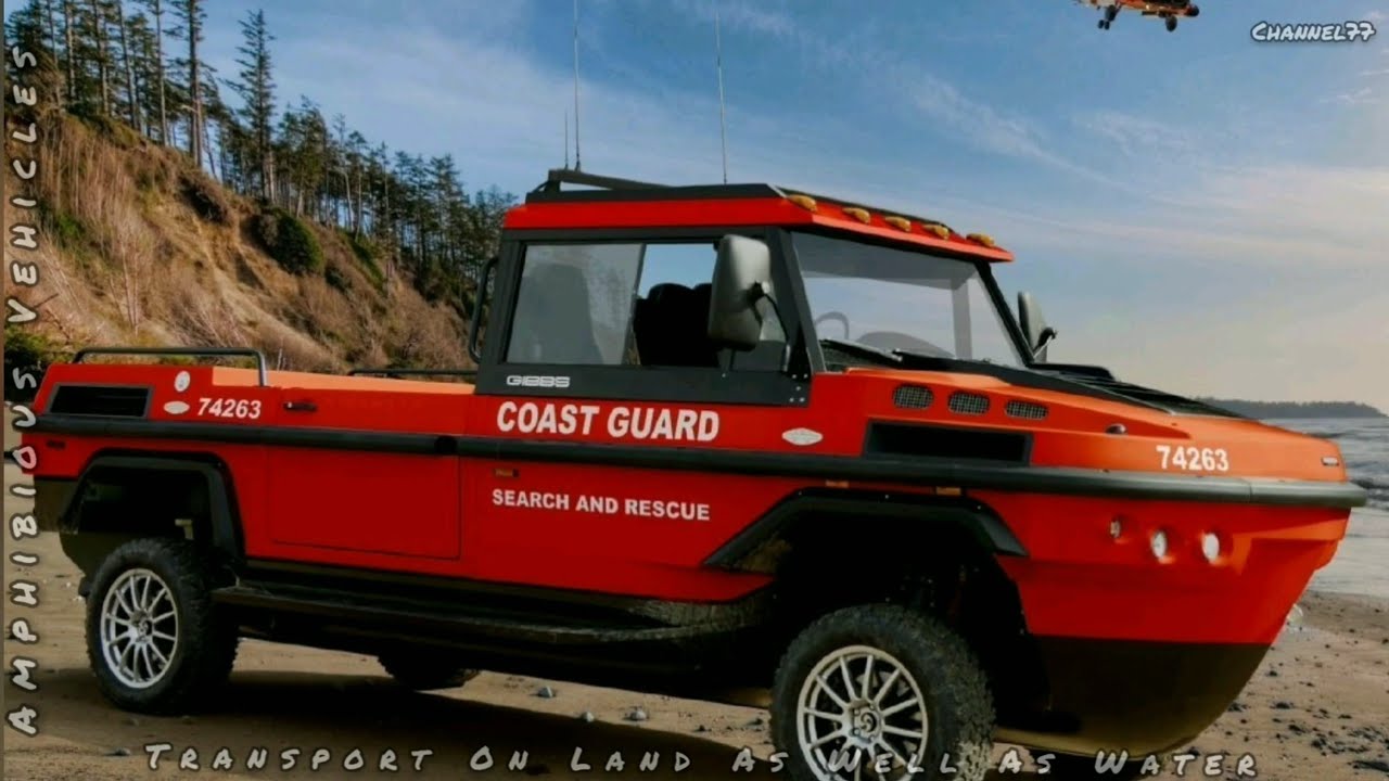 Amphibious Vehicle, Transport on Land and Water - YouTube