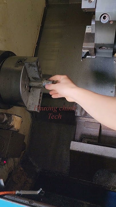 Tiện rãnh dầu shortvideo #cnc #machine #shortvideo#Oil Grooving progarm ...