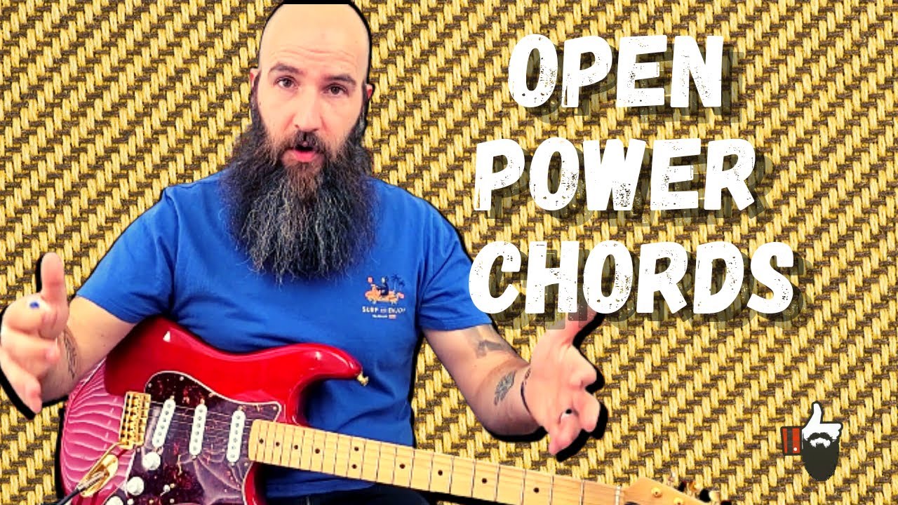 Open Power Chords : Beginner Guitar Lesson - YouTube