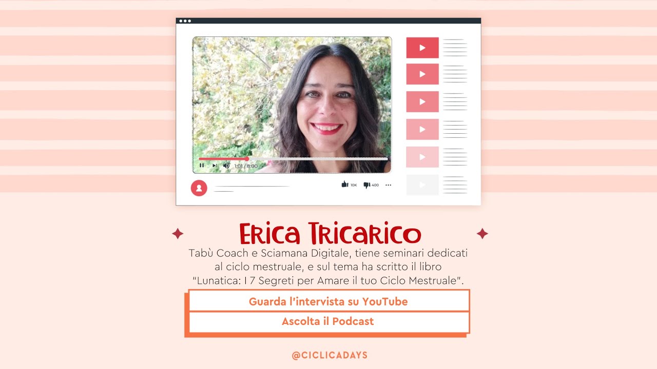 Emozioni, spiritualità e ciclo mestruale ne parliamo con Erica ...