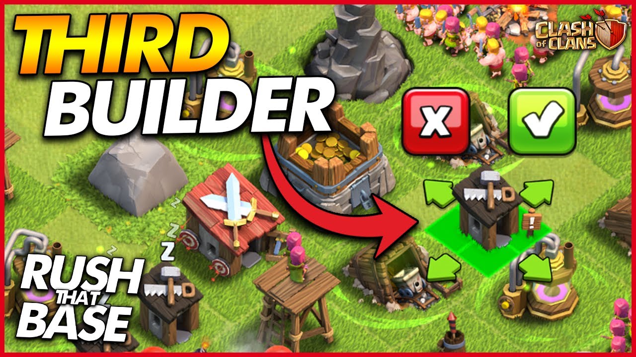 GETTING THE THIRD BUILDER ON THE RUSHED BASE!! | Rush That Base - YouTube
