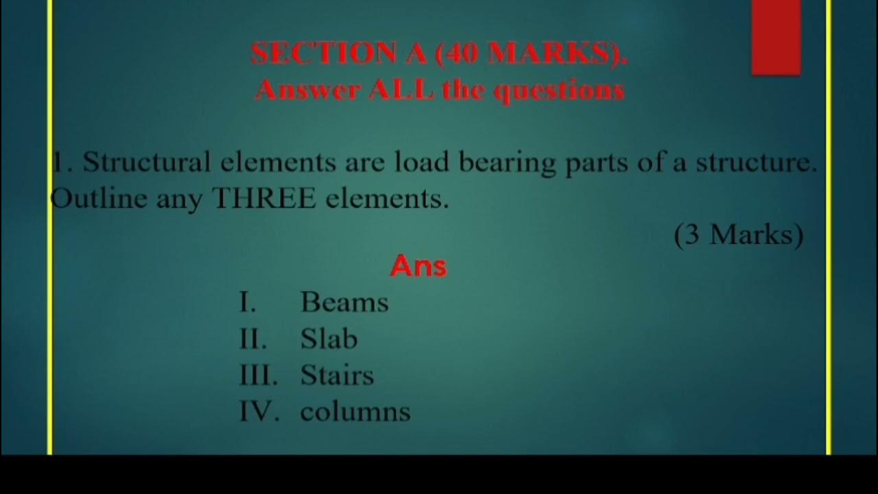 Perform Structural Design and Analysis (Tvet CDACC) July August 2024 Lec1 - YouTube