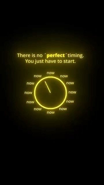 Title: "Stop Waiting for the 'Right Time' – Start NOW!" - YouTube