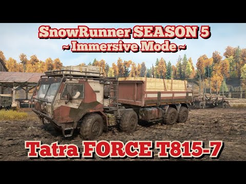 Tatra FORCE T815-7 Gameplay - The Washed-off Bridge - Immersive Mode ...