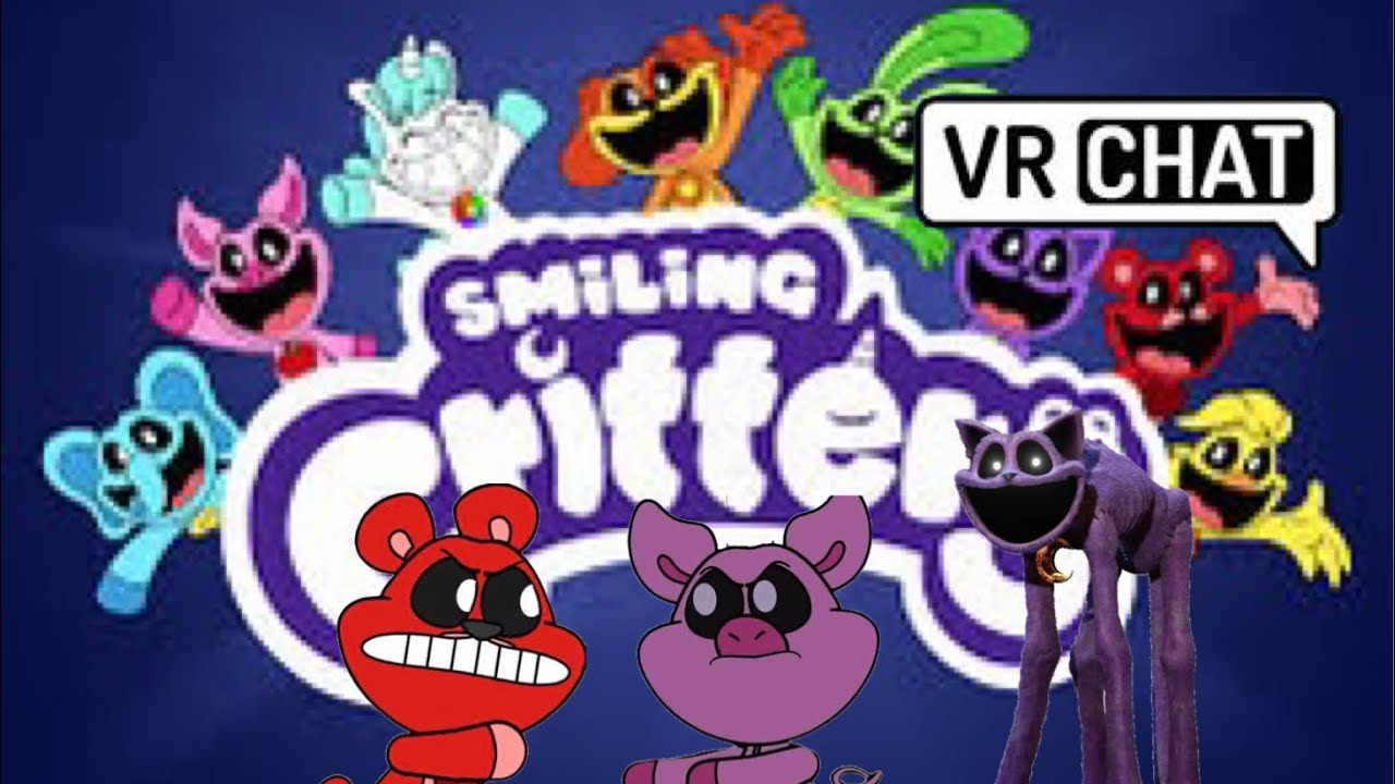 The smiling critters play vrchat horror story games - YouTube