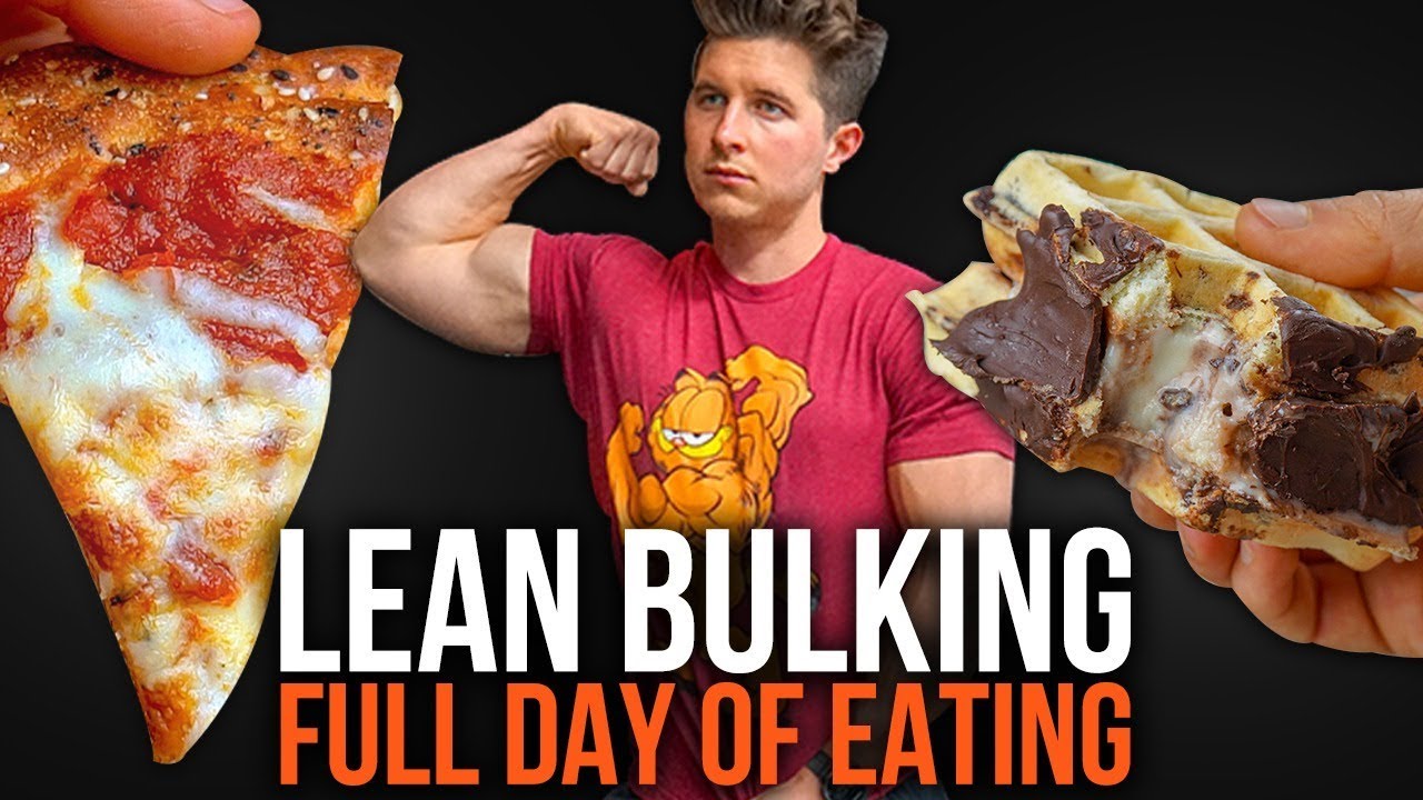 Lean Bulking Full Day of Eating! 3000 Calories - YouTube