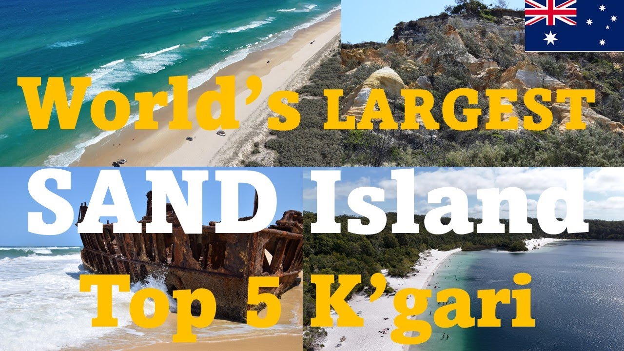Discover the WORLD'S LARGEST Sand Island in Australia! #travelvlog # ...