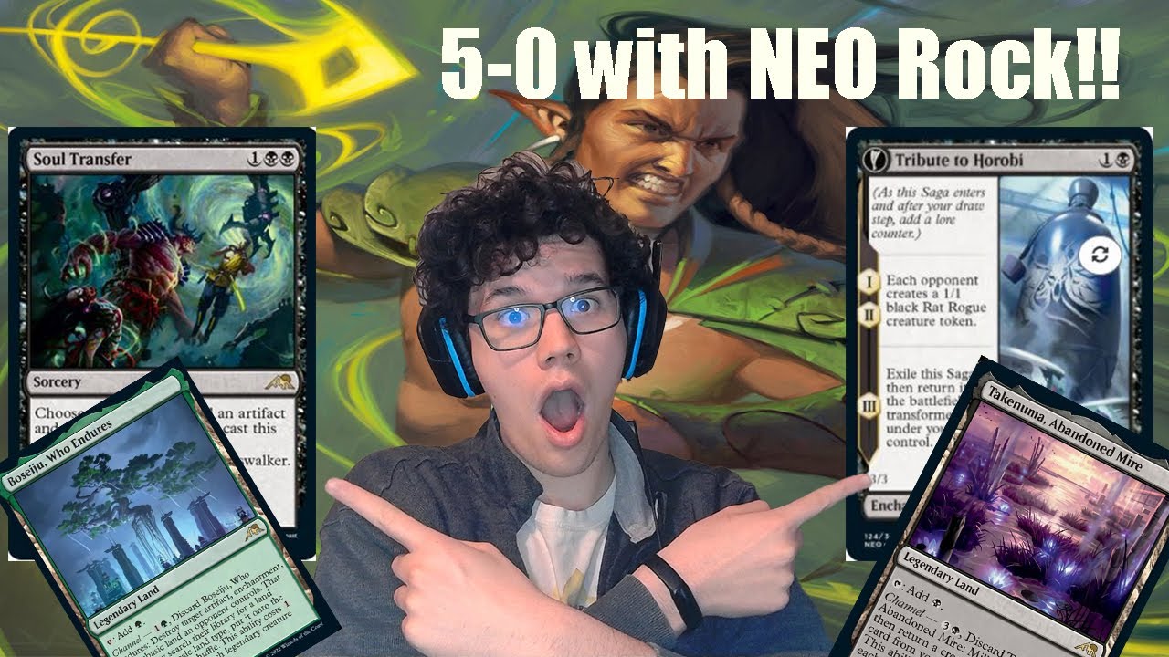 These NEO Cards ROCK! 5-0! The Rock | MTG Modern - YouTube