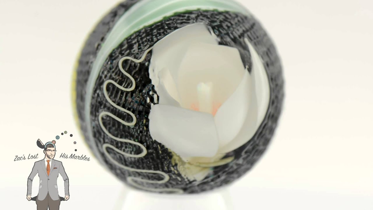 Jared Delong - White and Yellow Flower Marble with Crushed Opal - YouTube