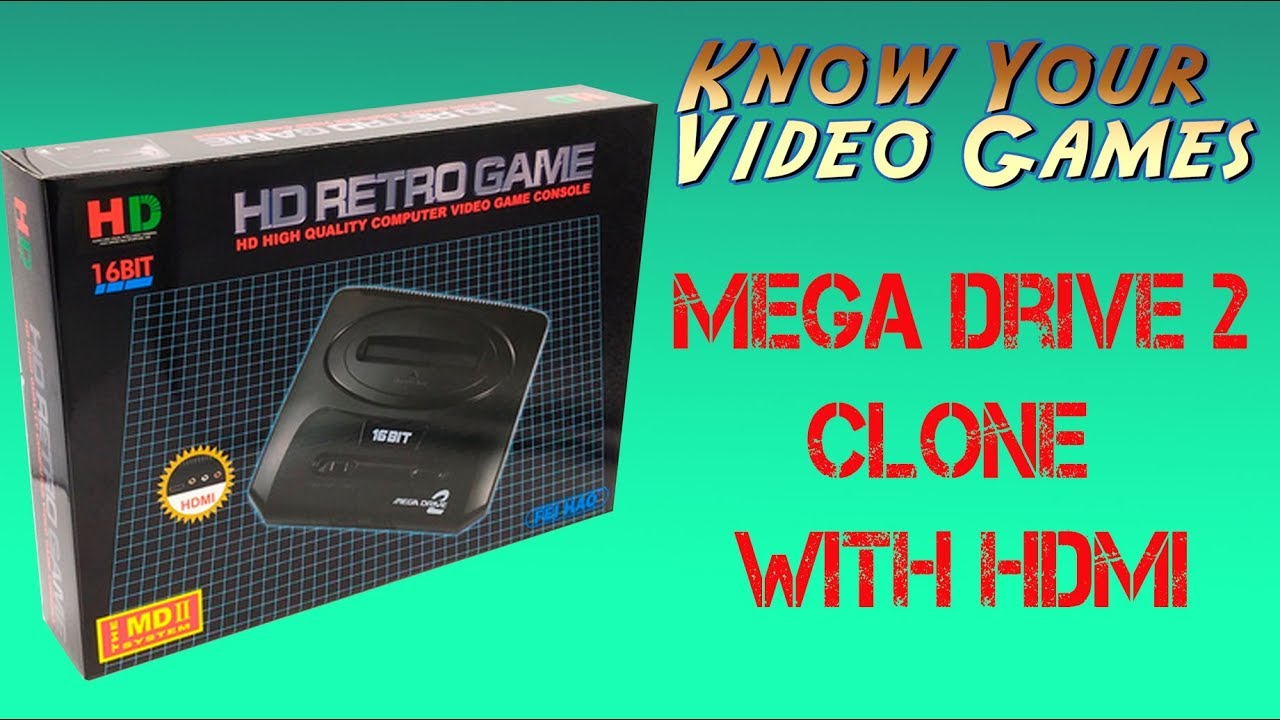 FEI HAO's Mega Drive 2 (Clone Console) - Review - YouTube