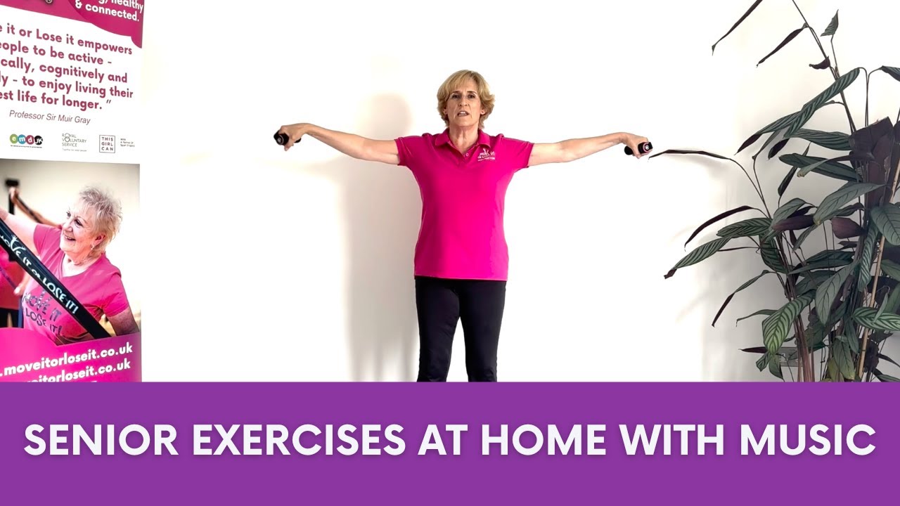 Senior Exercises at home with music with Move it or Lose it - YouTube