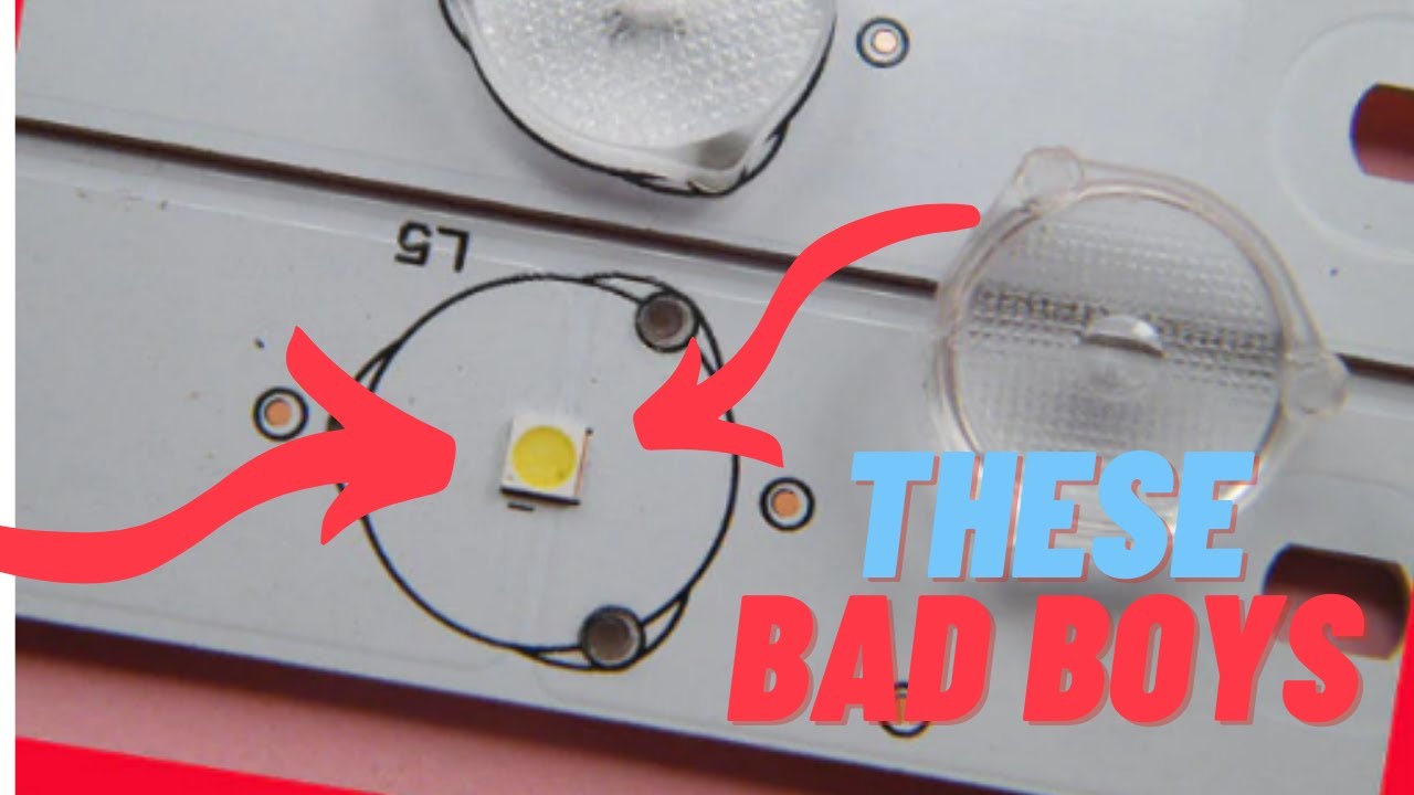 Sony KDL 40W600 Backlight Repair - YouTube