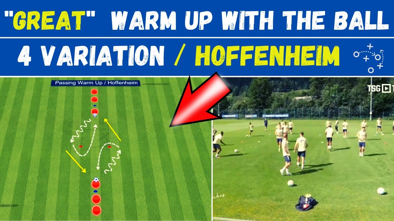 Warm Up With The Ball / 4 Variation / TSG Hoffenheim - YouTube