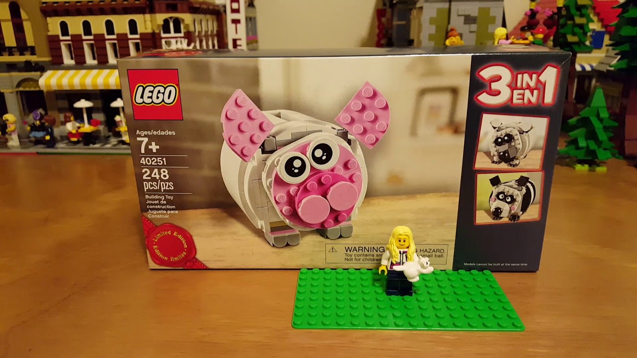 Lego Creator Set 40251 Mini Piggy Bank Unboxing!! - YouTube